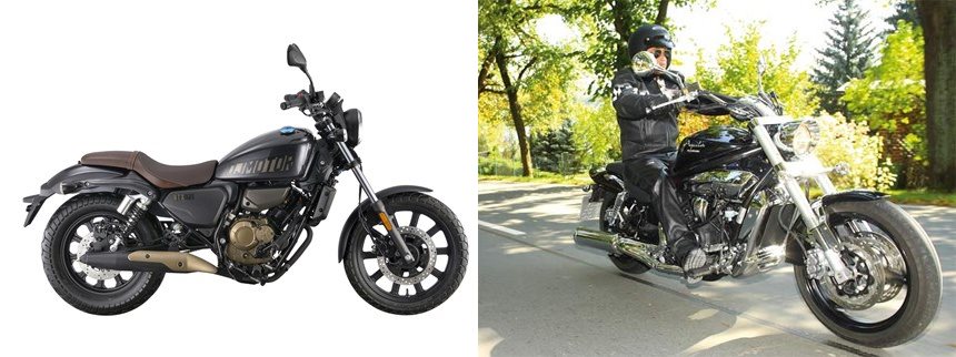 Motorrad Vergleich QJ Motor SRV 125 2025 vs. Hyosung GV 650i 2009