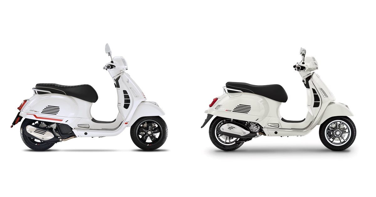 Motorrad Vergleich Vespa GTS 125 Super Sport 2022 vs. Vespa GTS 310 Super 2025