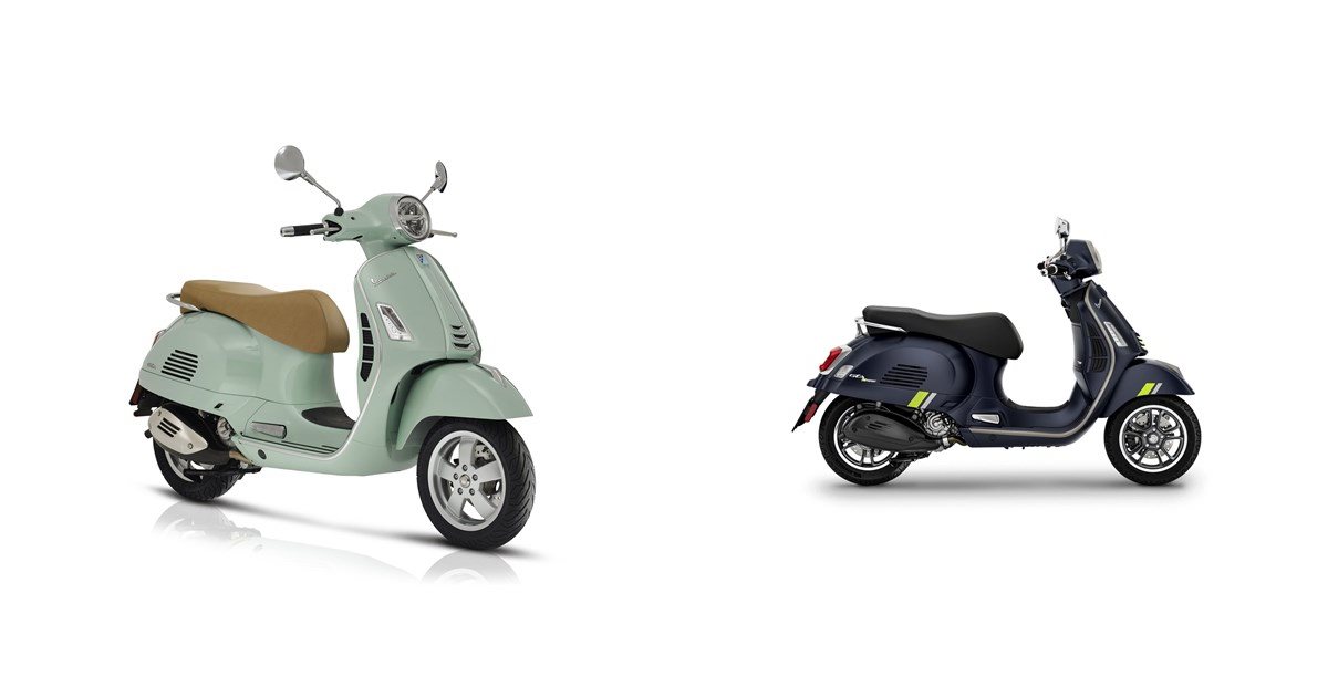 Motorrad Vergleich Vespa GTS 300 hpe 2019 vs. Vespa GTS 300 Super Tech 2024
