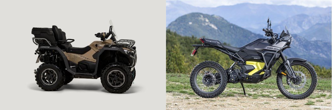 Motorrad Vergleich CFMOTO CFORCE 1000 Overland 2025 vs. Can-Am Origin 2025