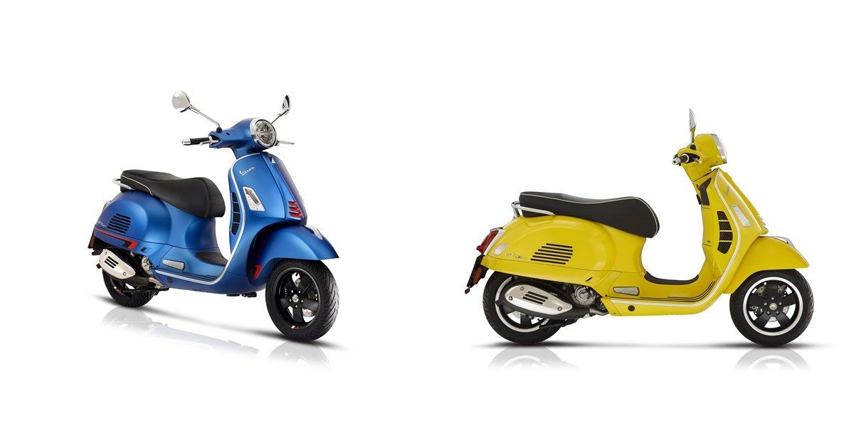 Motorrad Vergleich Vespa GTS 300 hpe Super Sport 2019 vs. Vespa GTS 300 hpe Super 2020