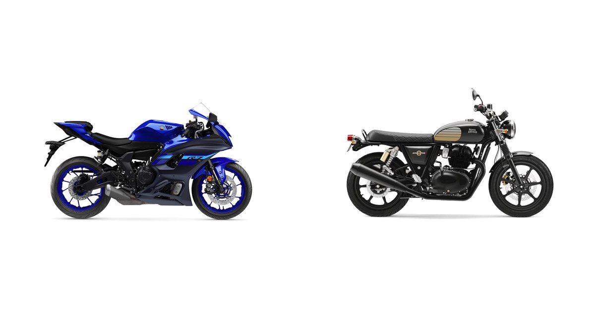 Yamaha R7 2024 vs Royal Enfield Interceptor 650 2024