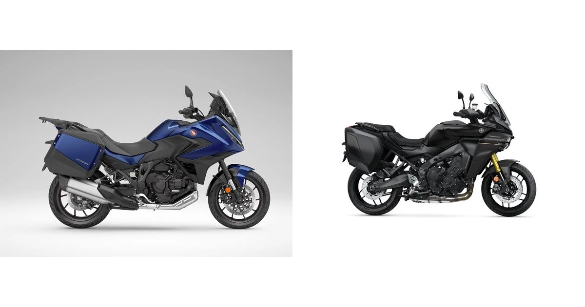 Motorrad Vergleich Honda NT1100 DCT 2025 vs. Yamaha Tracer 9 GT 2025
