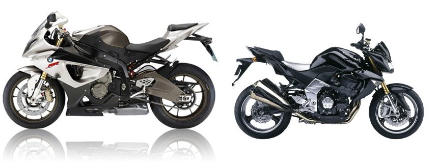 Motorrad Vergleich BMW S 1000 RR 2010 vs. Kawasaki Z1000 2007