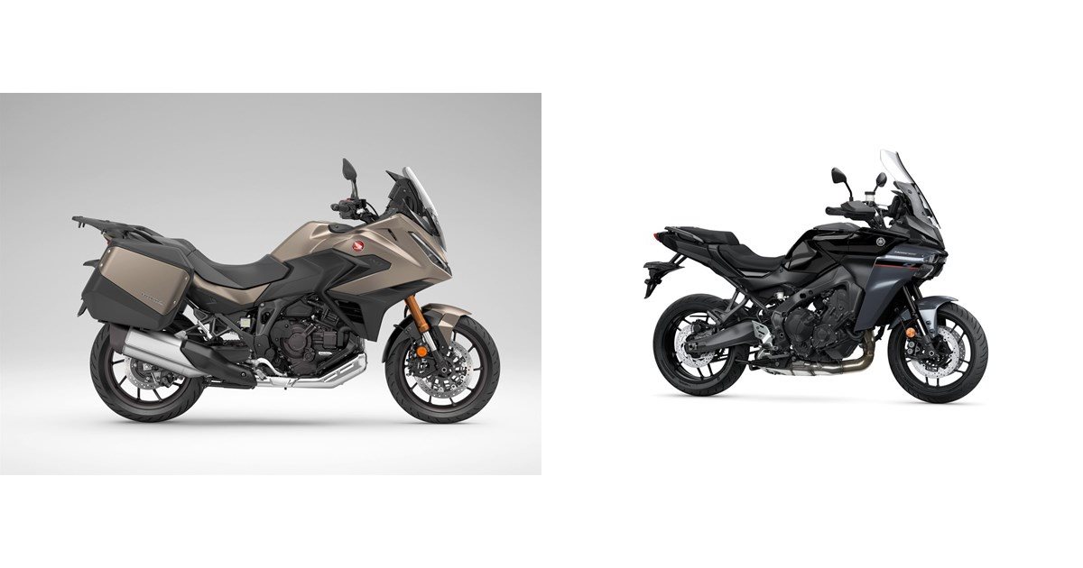 Honda NT1100 DCT Electronic Suspension 2025 vs Yamaha Tracer 9 Y-AMT 2025