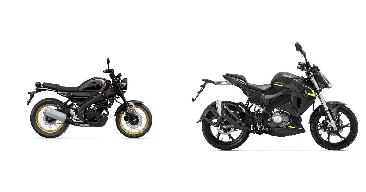 Motorrad Vergleich Yamaha XSR125 Legacy 2023 vs. Keeway RKF 125 2022