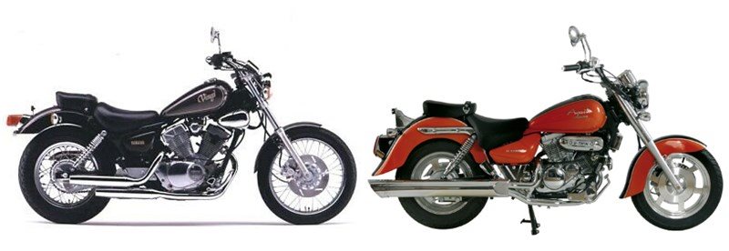 Yamaha XV 250 Virago 2021 vs Hyosung GV 125 M Cruiser 2008