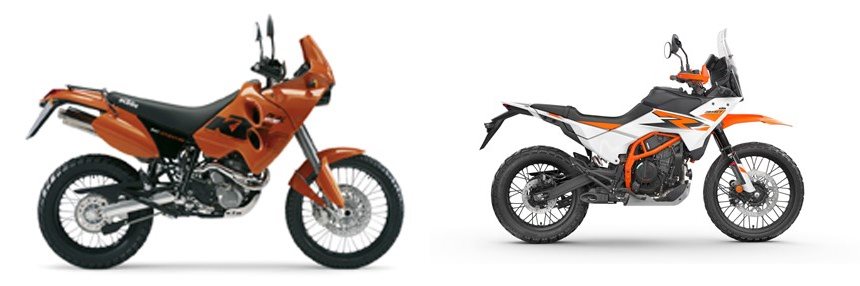 KTM 640 LC4 Adventure 2006 vs KTM 390 Adventure R 2025