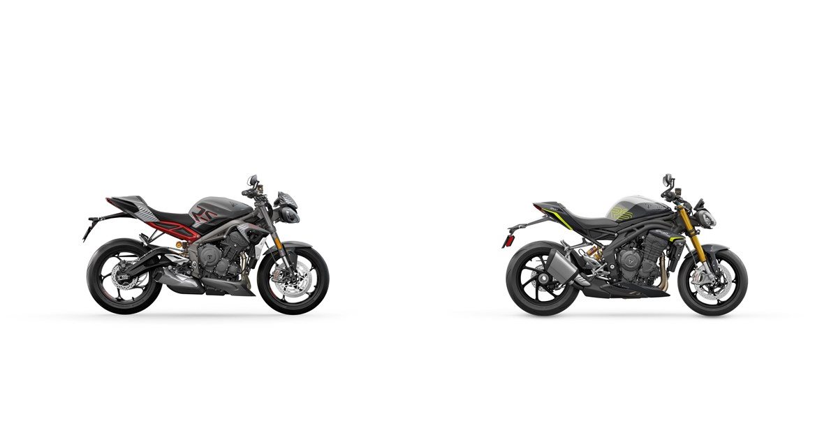 Triumph Street Triple 765 RS 2022 vs Triumph Speed Triple 1200 RS 2025