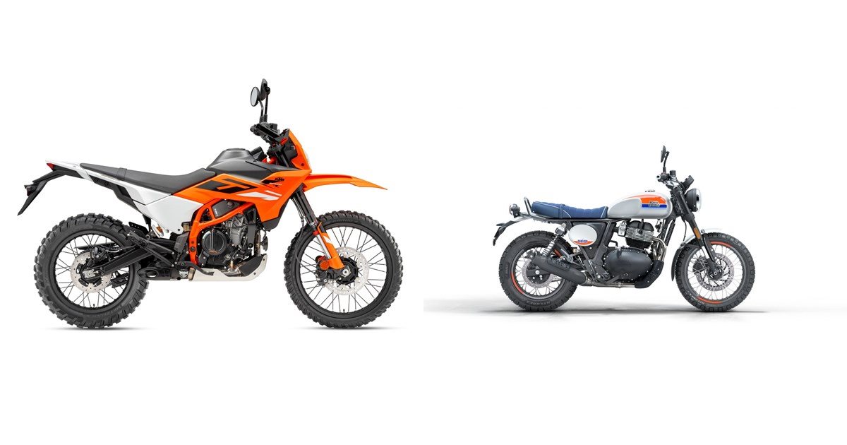 KTM 390 Enduro R 2025 vs Royal Enfield Bear 650 2025