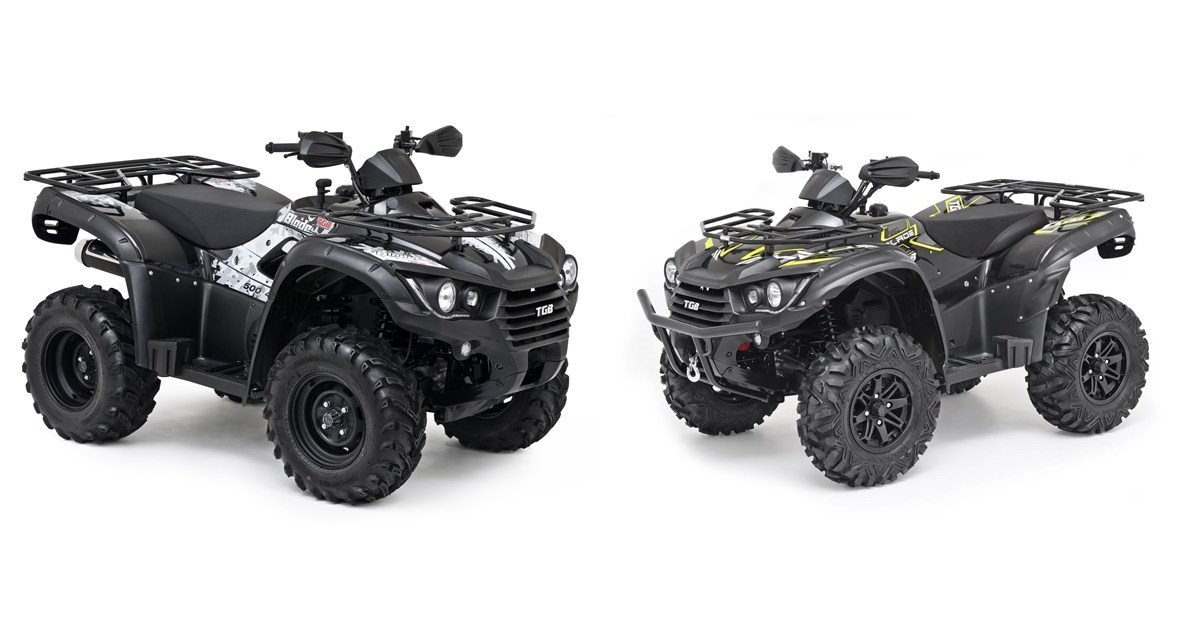 Motorrad Vergleich TGB Blade 500 R 4x4 2015 vs. TGB Blade 550 LOF 2021