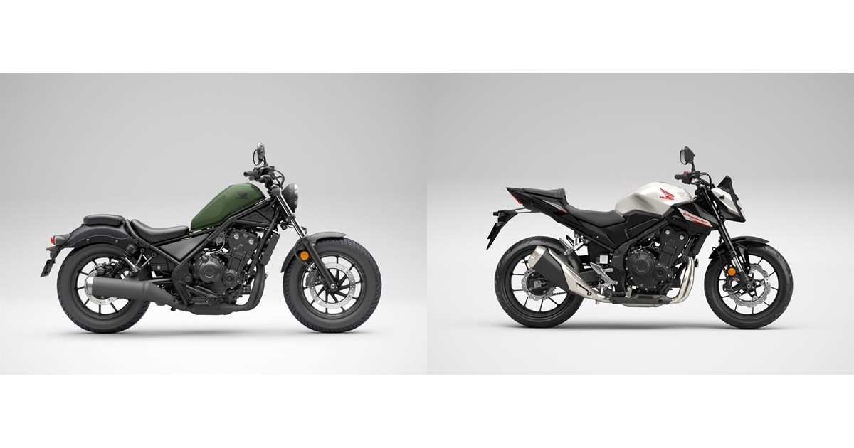 Honda CMX500 Rebel 2024 vs Honda CB500 Hornet 2025
