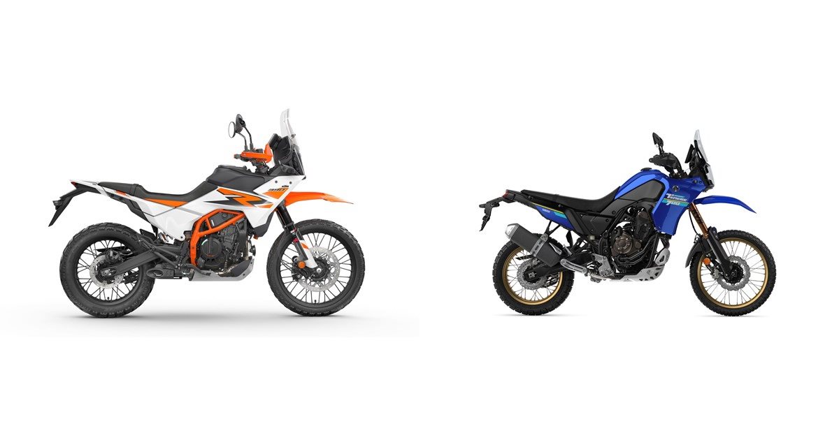 Motorrad Vergleich KTM 390 Adventure R 2025 vs. Yamaha Tenere 700 Extreme 2024
