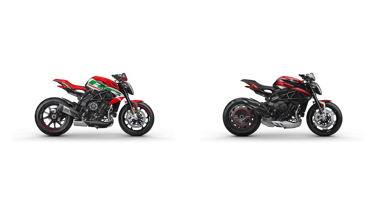 Motorrad Vergleich MV Agusta Dragster 800 RC SCS 2025 vs. MV Agusta Dragster 800 RR SCS 2025