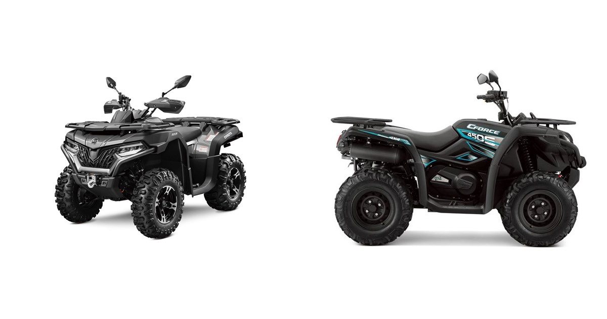 Motorrad Vergleich CFMOTO CFORCE 625 DL 4X4 EPS LOF 2021 vs. CFMOTO ...