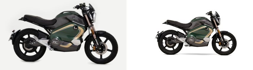 Motorrad Vergleich Super Soco TC Wanderer 2023 vs. Super Soco TC Wanderer 75 km/h 2025