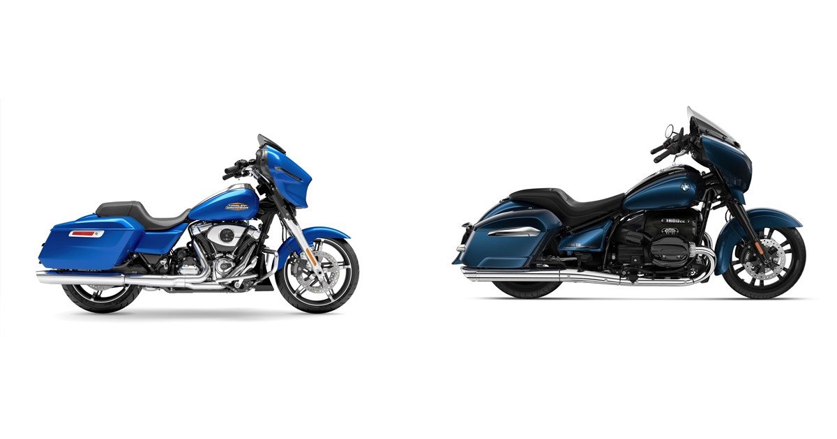 Motorrad Vergleich Harley-Davidson Street Glide FLHX 2025 vs. BMW R 18 ...