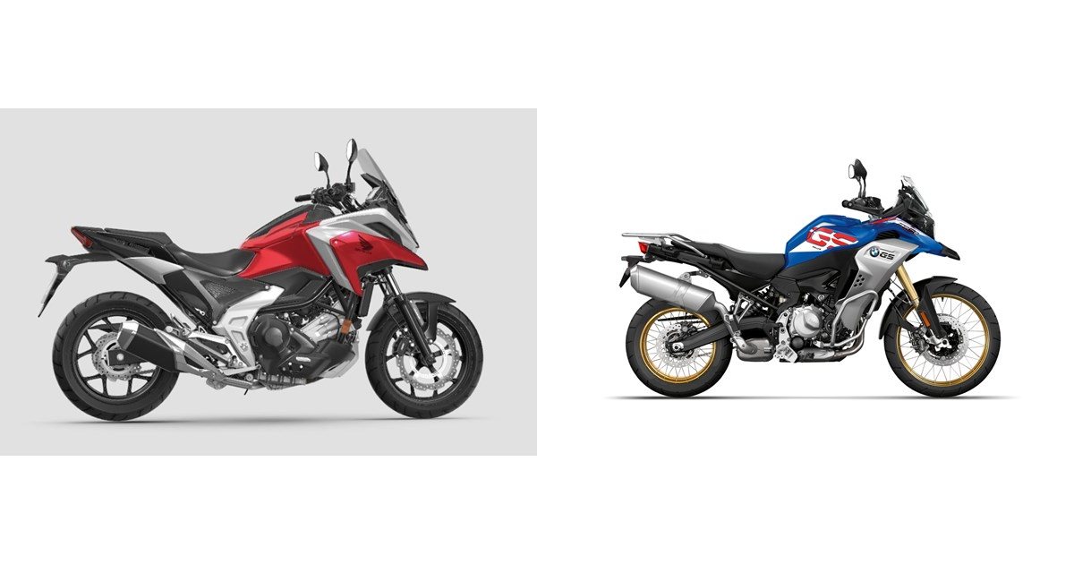 Motorrad Vergleich Honda NC750X DCT 2024 vs. BMW F 850 GS Adventure 2019