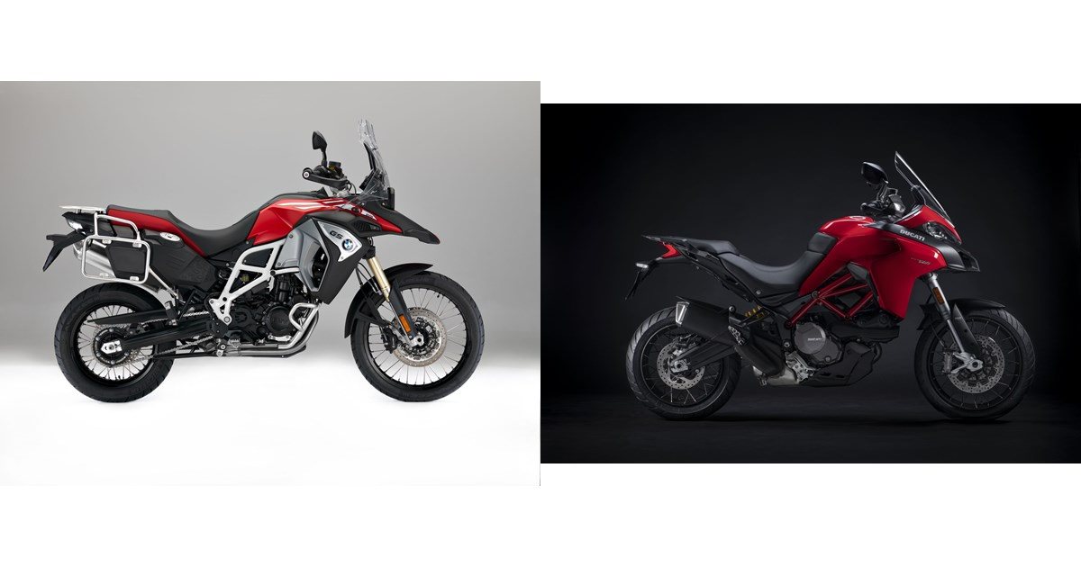 Motorrad Vergleich BMW F 800 GS Adventure 2017 vs. Ducati Multistrada ...