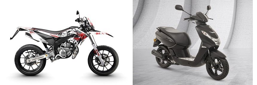 Derbi Senda DRD Racing 50 SM 2011 vs Peugeot Kisbee 50 4T Black Edition ...