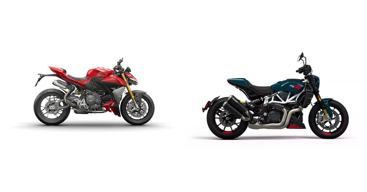 Ducati Streetfighter V2 S 2025 vs Indian FTR X 100% R CARBON 2024