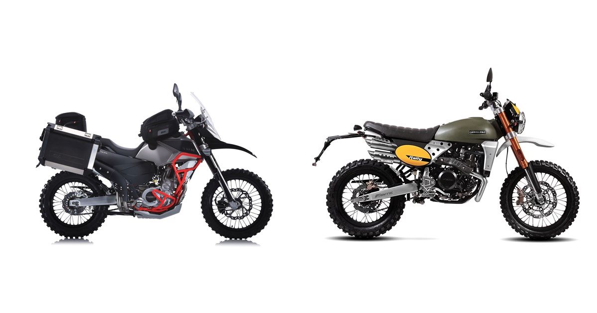 Motorrad Vergleich SWM Super Dual 650 2016 vs. Fantic Caballero Rally ...
