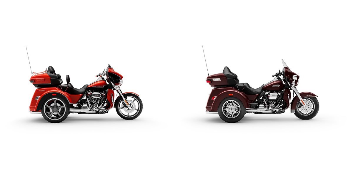 Harley-Davidson CVO Tri Glide FLHTCUTGSE 2021 vs Harley-Davidson Tri ...