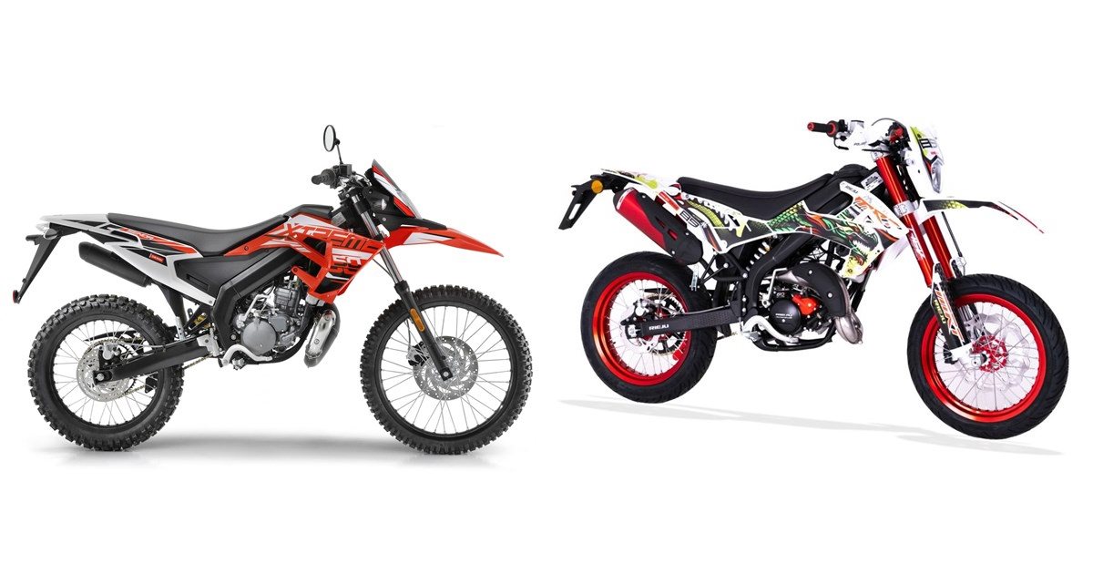 Derbi Senda DRD X-Treme 50 R 2020 vs Rieju MRT 50 SM Trophy 2025