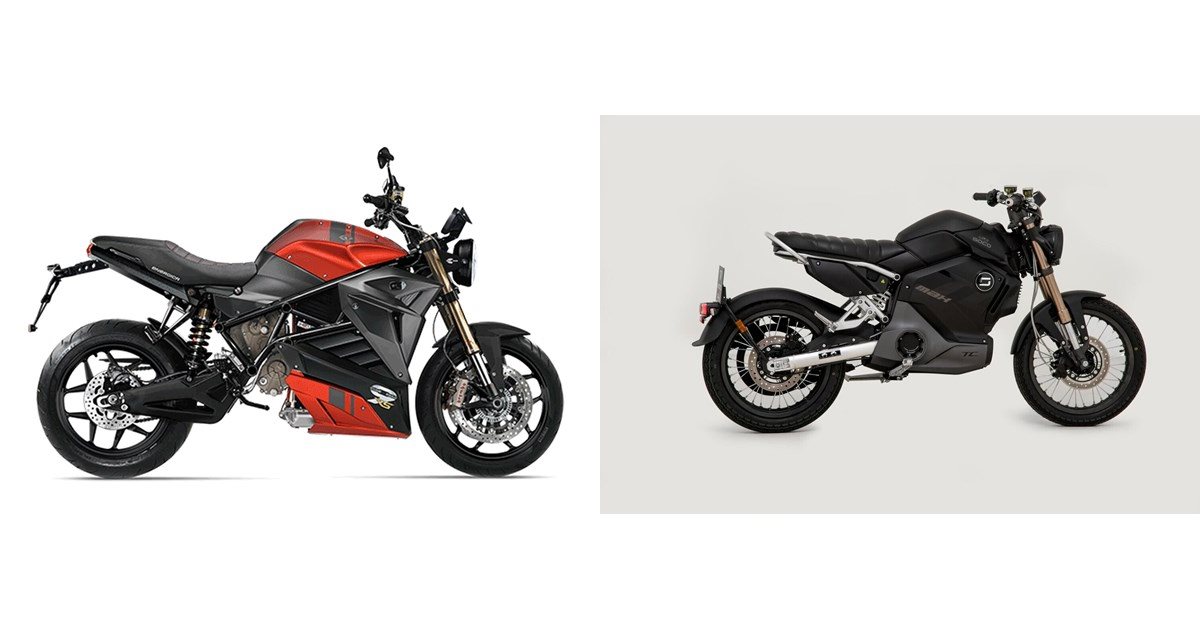 Motorrad Vergleich Energica Eva EsseEsse9 2023 vs. Super Soco TC Max 95 km/h 2025