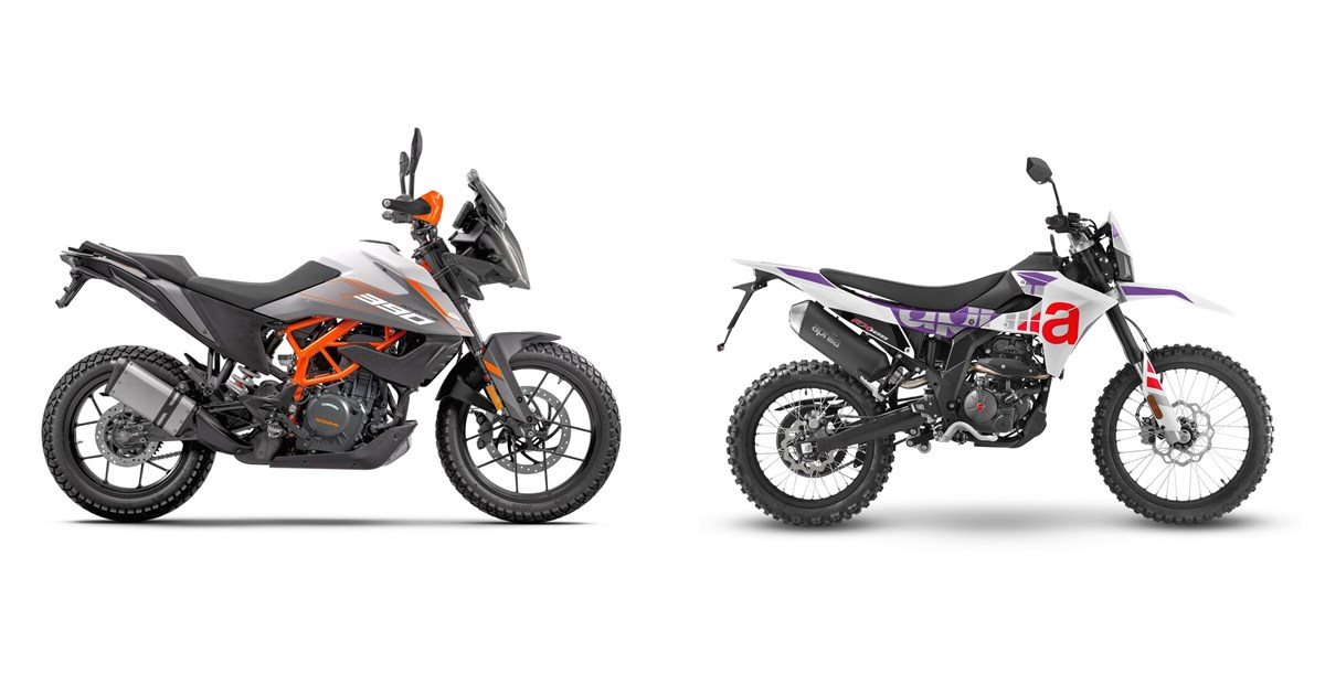 KTM 390 Adventure 2024 vs Aprilia RX 125 2025