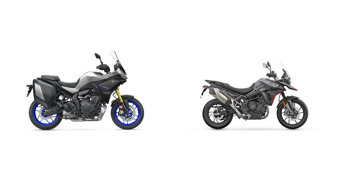 Comparaison des motos Yamaha Tracer 7 GT 2025 VS. Triumph Tiger 900 GT Pro 2025