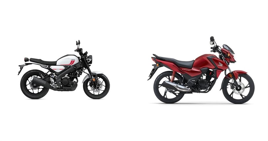 Motorrad Vergleich Yamaha XSR125 2025 vs. Honda CB125F 2025