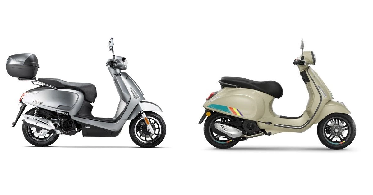 Motorrad Vergleich Kymco Like II 125i ABS Exclusive 2022 vs. Vespa Primavera 125 S 2025