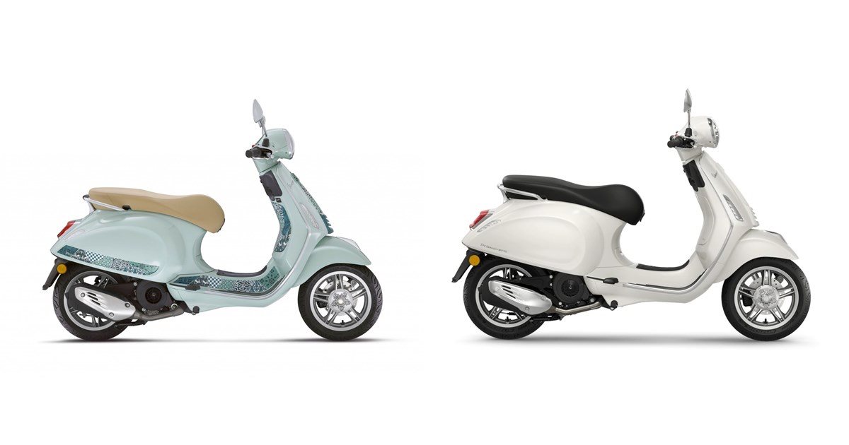 Motorrad Vergleich Vespa Primavera 125 Batik 2025 vs. Vespa Primavera 125 2025