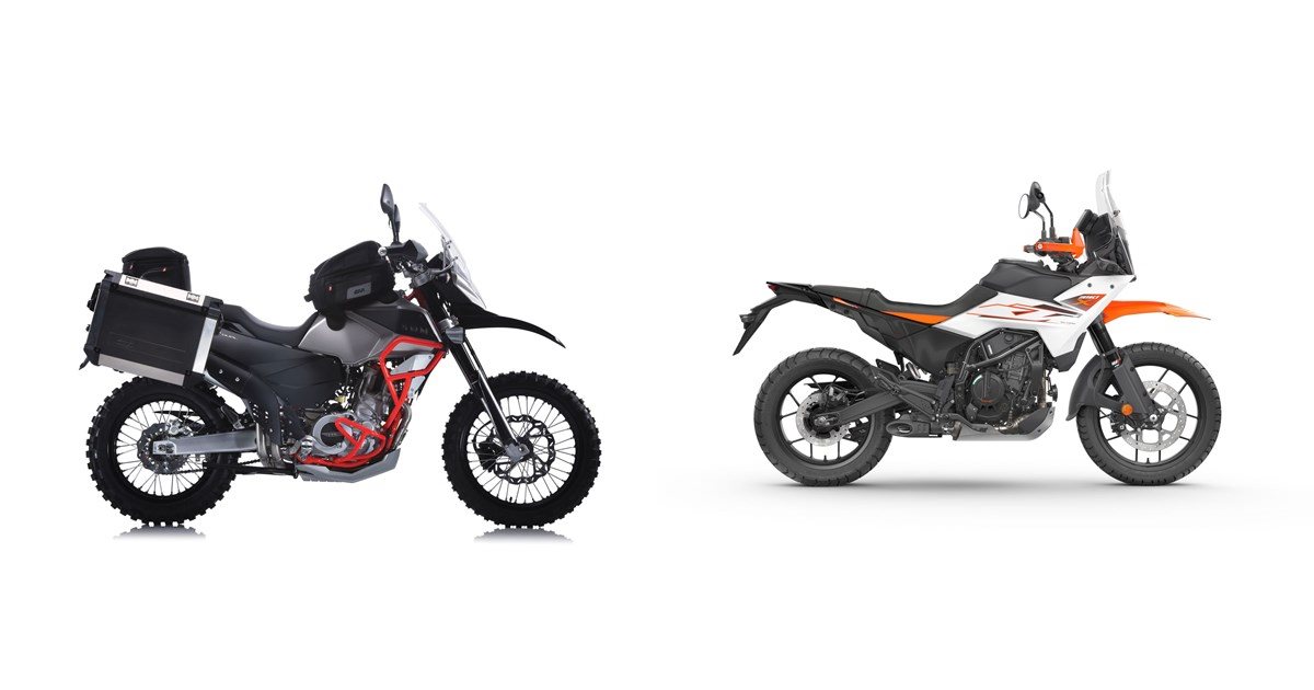 SWM Super Dual 650 2018 vs KTM 390 Adventure X 2025