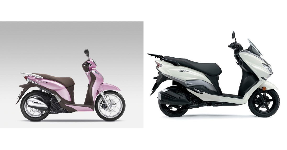 Honda SH Mode 125 2017 vs Suzuki Burgman Street 125EX 2025