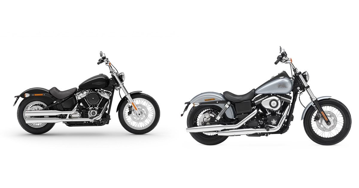 Harley-Davidson Softail Standard FXST 2020 vs Harley-Davidson Dyna Street Bob FXDB 2016