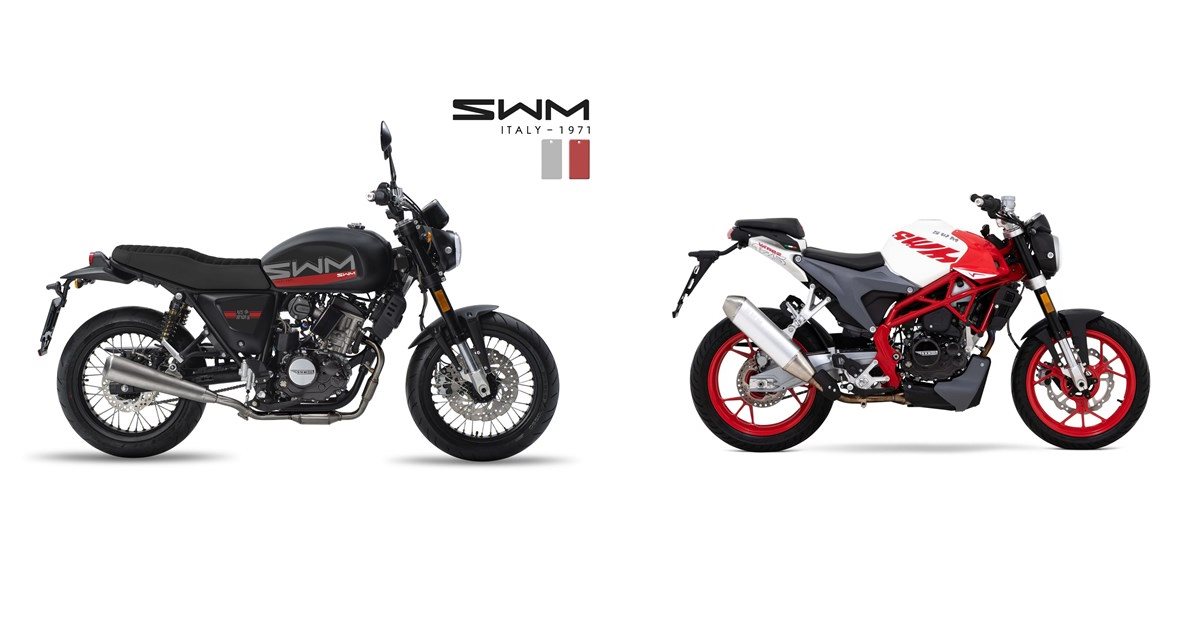 Motorrad Vergleich SWM Ace of Spades 125 2022 vs. SWM Varez 125 2022
