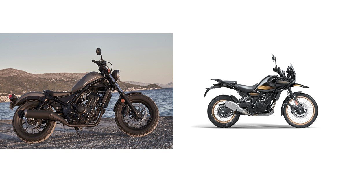 Comparaison des motos Honda CMX500 Rebel 2017 VS. Royal Enfield Himalayan 450 2025