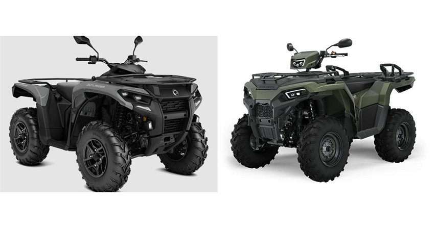 Motorrad Vergleich Can-Am OUTLANDER DPS 500 T 2024 vs. Polaris ...