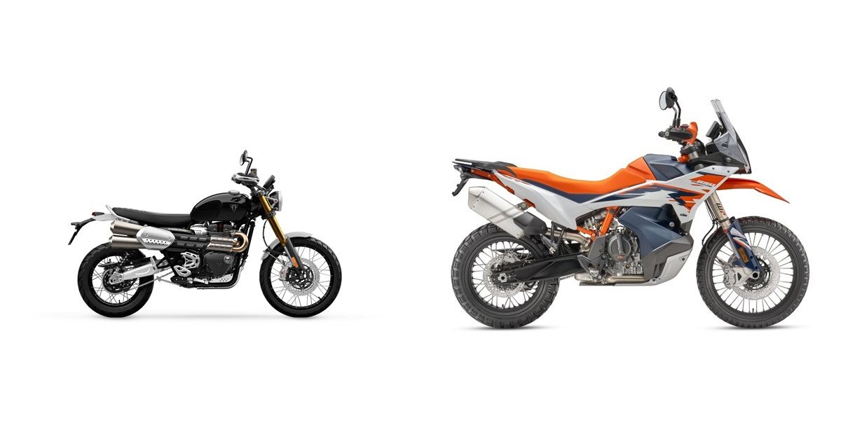 Triumph Scrambler 1200 XE 2025 vs KTM 890 Adventure R 2025