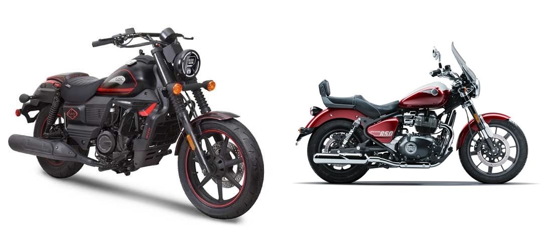 Motorrad Vergleich United Motors UM Renegade VEGAS 300 2024 vs. Royal ...
