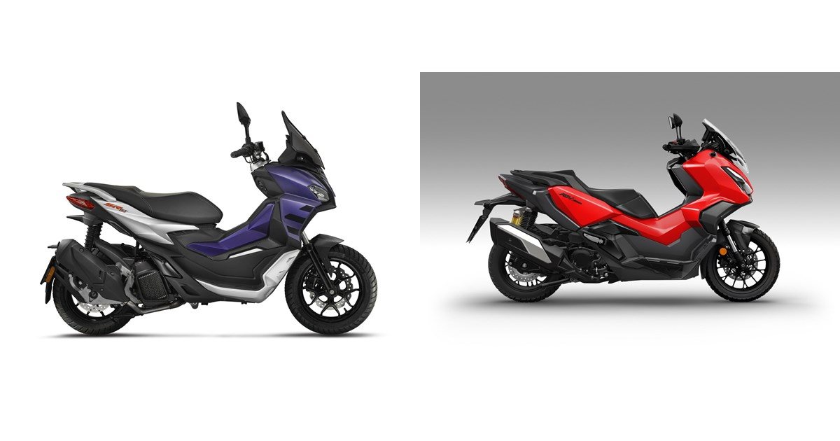 Comparaison des motos Aprilia SR GT 200 2023 VS. Honda ADV350 2025