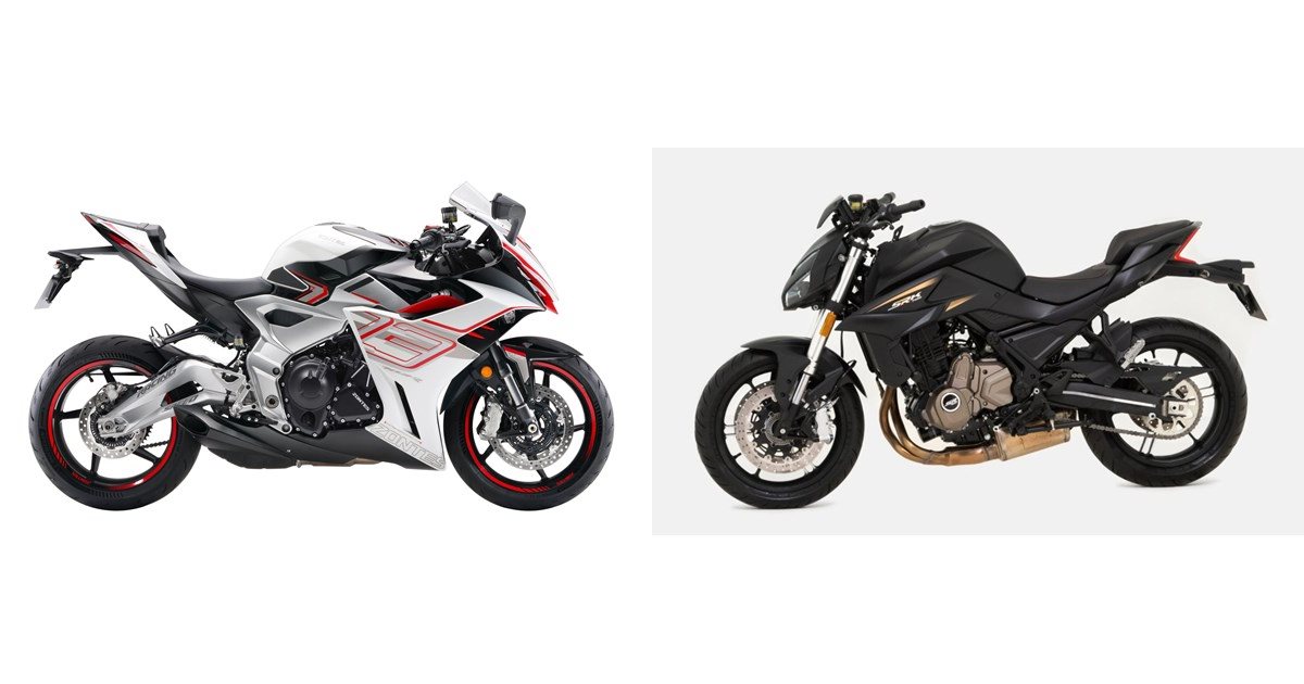 Motorrad Vergleich Zontes 703-RR 2025 vs. QJ Motor SRK 700 2023