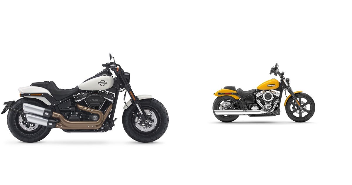 Motorrad Vergleich Harley-Davidson Softail Fat Bob 114 FXFBS 2018 vs ...