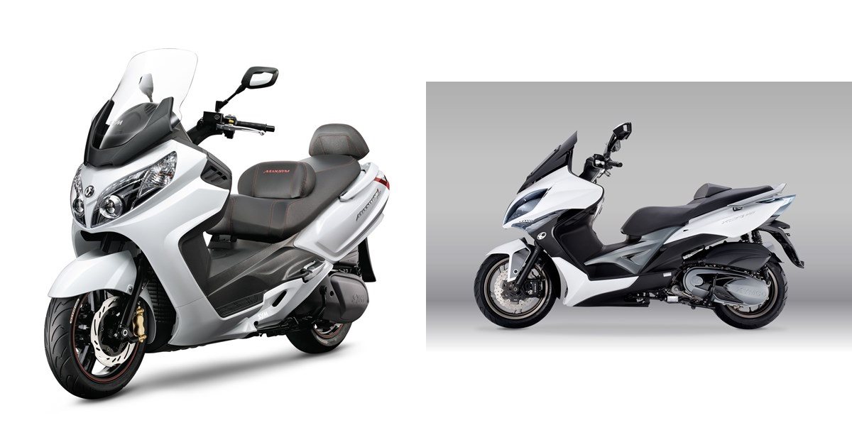 Motorrad Vergleich Sym MaxSym 600i 2016 vs. Kymco Xciting 400i ABS 2014