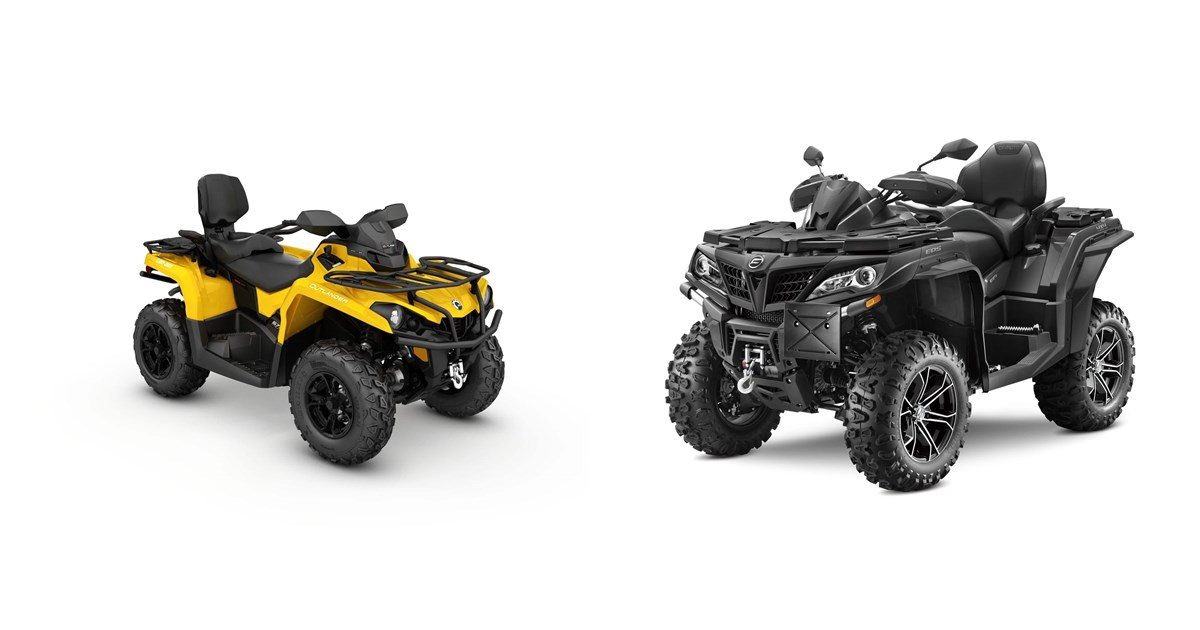 Motorrad Vergleich Can-Am Outlander Max XT 570 T 2019 vs. CFMOTO CForce ...