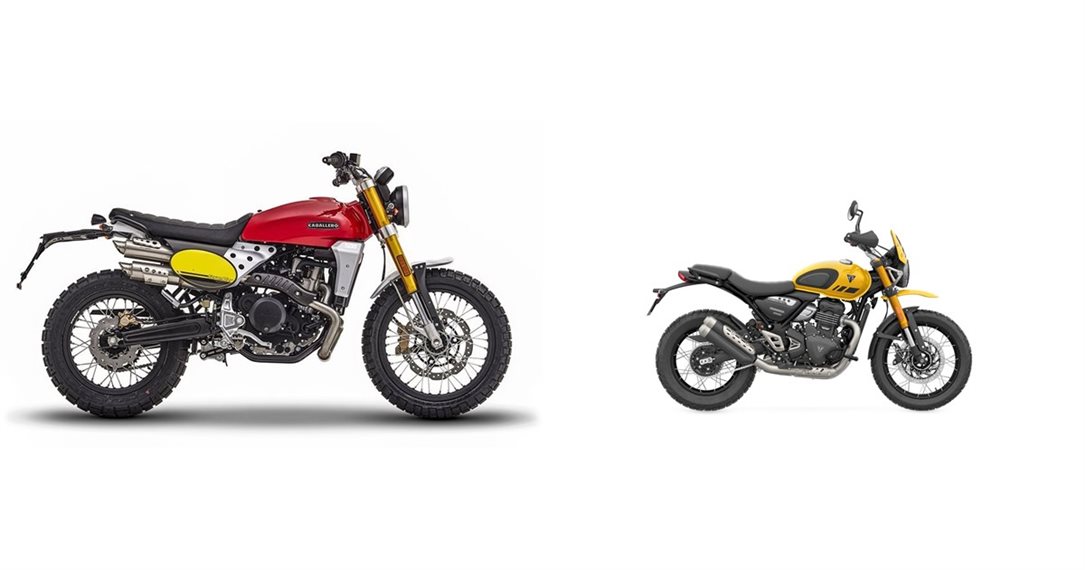 Fantic Caballero Scrambler 500 2025 vs Triumph Scrambler 400 XC 2025