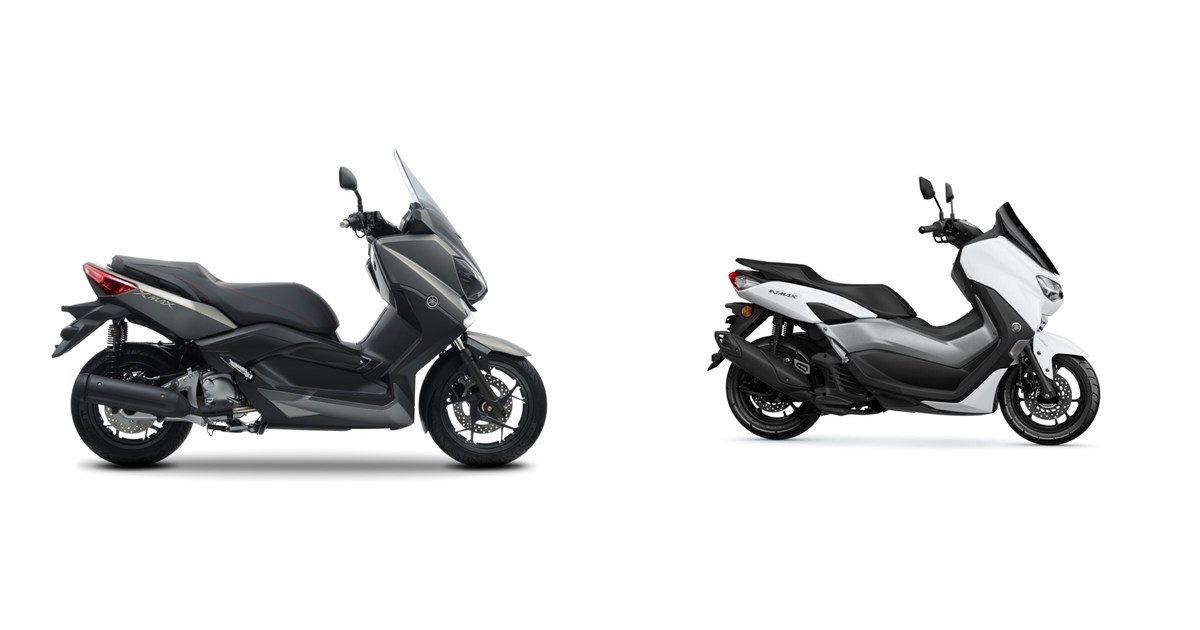 Motorrad Vergleich Yamaha X-Max 250 2016 vs. Yamaha NMAX 125 2023