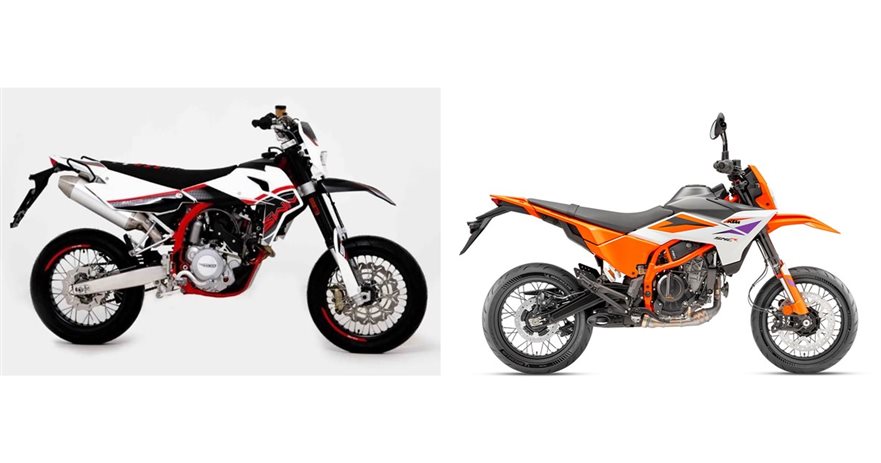 SWM SM 500 R 2024 vs KTM 390 SMC R 2025